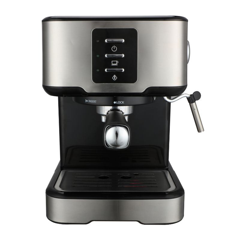 Nobel Coffee Machine, 1.5L Detachable Water Tank, Dual Stainless Steel